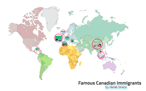 Famous Canadian Immigrants by Sarah Bruce on Prezi