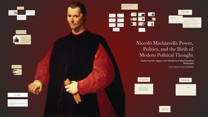 Niccolò Machiavelli: Power, Politics, and the Birth of Modern Political ...