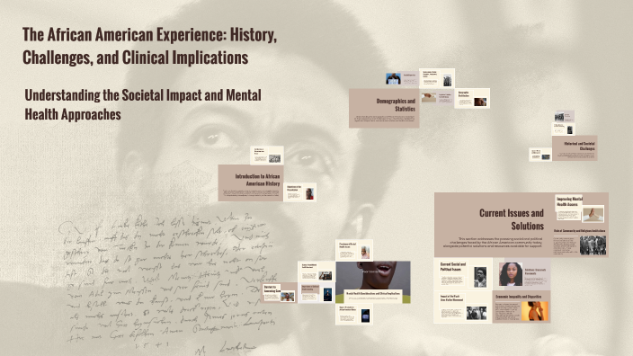 The African American Experience: History, Challenges, and Clinical ...