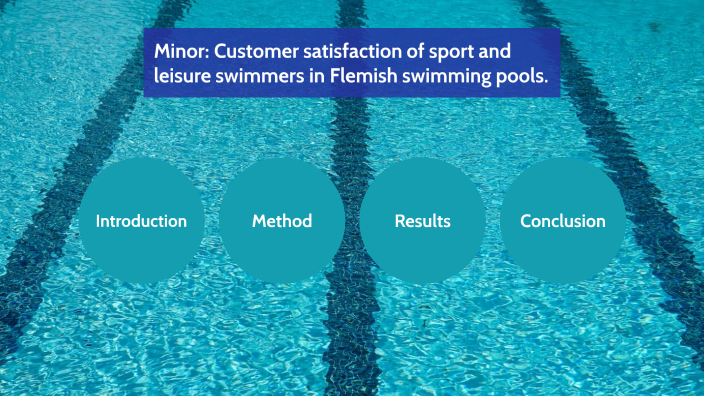 Minor: Customer satisfaction of sport and leisure swimmers in Flemish ...