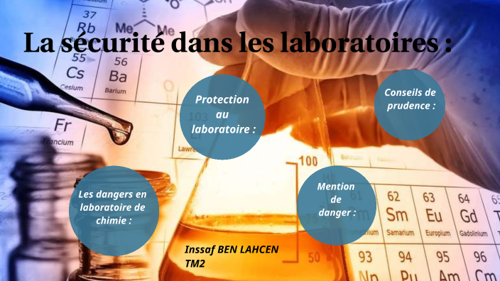 La sécurité au laboratoire by Inssaf BEN LAHCEN on Prezi