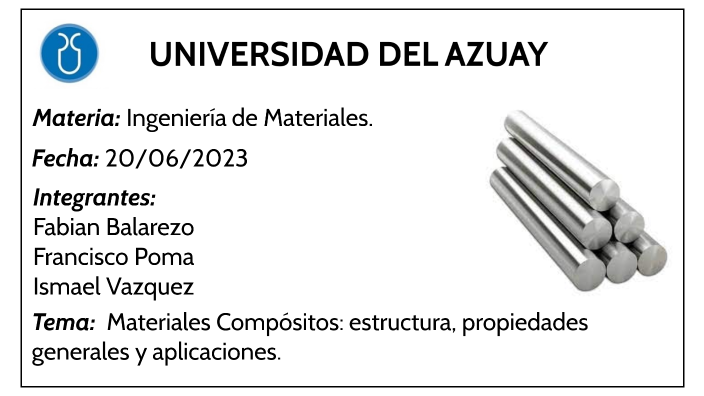 Materiales Compósitos by Ismael Vazquez on Prezi