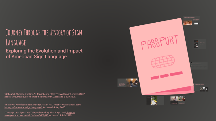 Journey Through the History of Sign Language by Mia Tank on Prezi