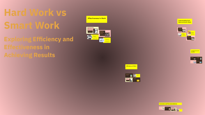 Hard Work vs Smart Work by Tony Li on Prezi