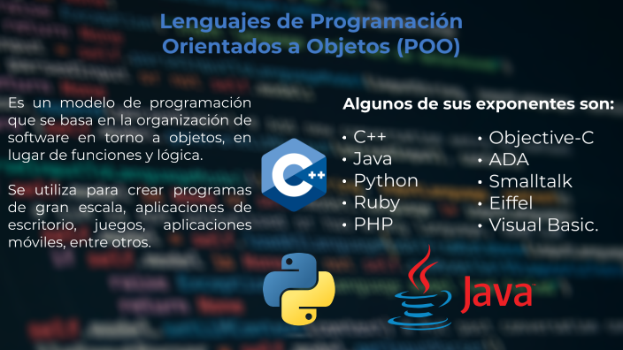 Lenguajes de Programación Orientados a Objetos by Sebastian Lira on Prezi