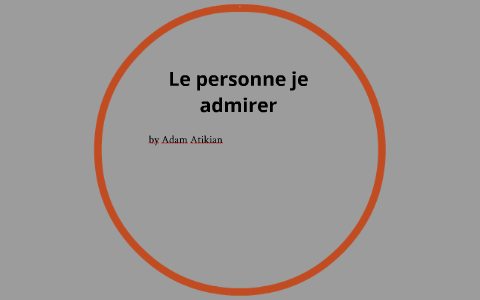 Le personne je admirer by Adam Atikian on Prezi