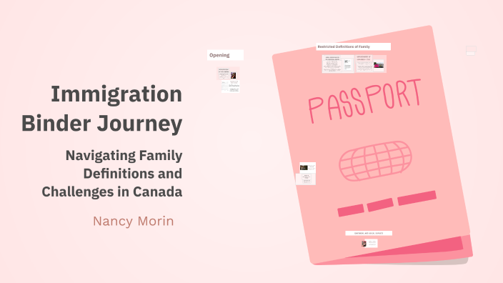 Immigration Binder Journey by Nancy Morin on Prezi