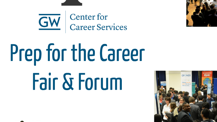 Networking At The Career Fair and Career Forum by GW Center for Career ...