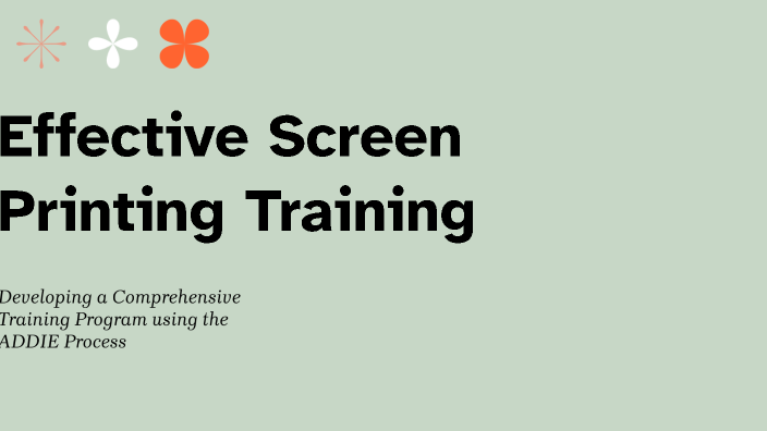 Effective Screen Printing Training by Abner Camacho on Prezi