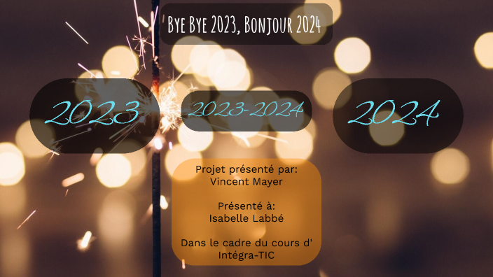 Projet Bye Bye 2023 - Vincent Mayer by Vincent Mayer on Prezi