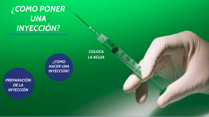 ¿COMO PONER UNA INYECCIÓN? by Yesenia Robles on Prezi