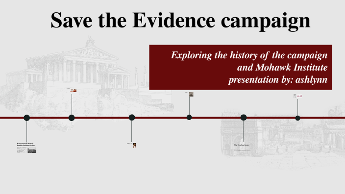 save the evidence campaign by ash g on Prezi