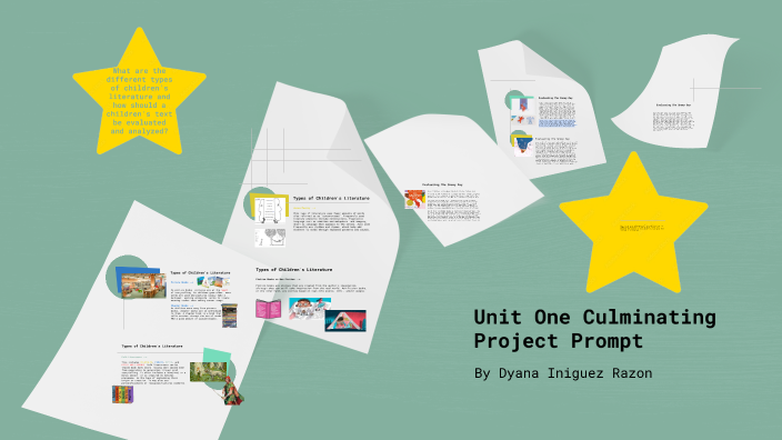 Unit One Culminating Project Prompt by dyana on Prezi