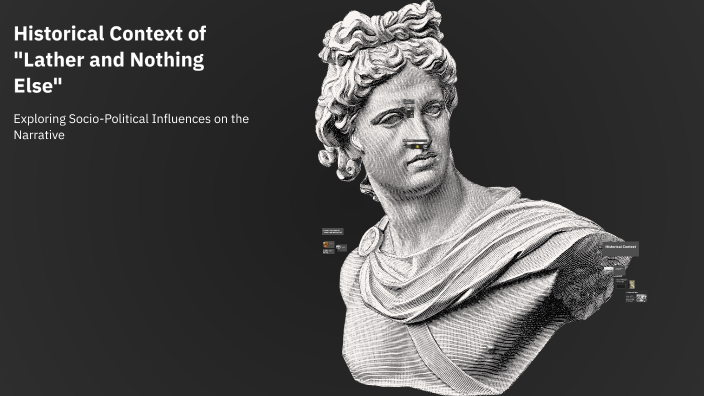 Historical Context of "Lather and Nothing Else" by Carmen Camacho ...