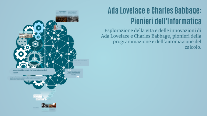 Ada Lovelace e Charles Babbage: Pionieri dell'Informatica by Devid ...