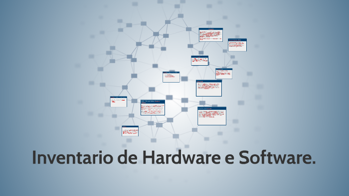 Inventário de Hardware e Software. by ricardo santos
