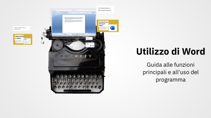 Utilizzo di Word by Pietro Ricciardi on Prezi