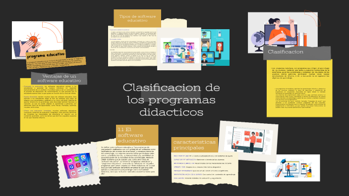 CLASIFICACIÓN DE PROGRAMAS DIDÁCTICOS by Eleazar Cipriano Méndez Lira ...