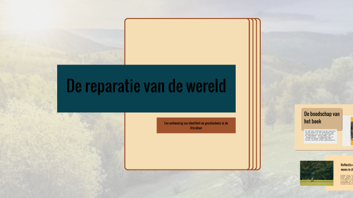 De reparatie van de wereld by Pao Lin Oei on Prezi