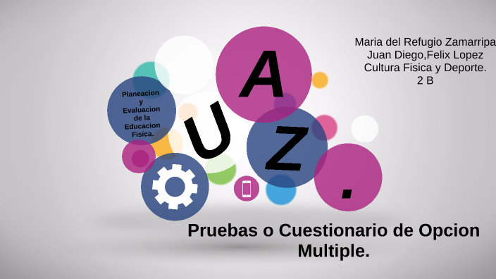 Pruebas o cuestionarios de eleccion multiple, by Refus ZL on Prezi