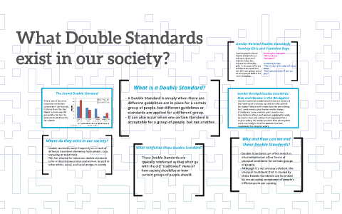 What Double Standards exist in our society? by Kate Freeman on Prezi