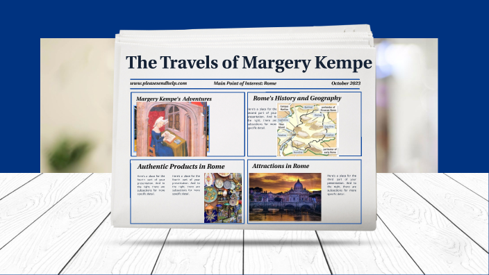 Margery Kempe - World Traveler Project by Lesly Occeus on Prezi