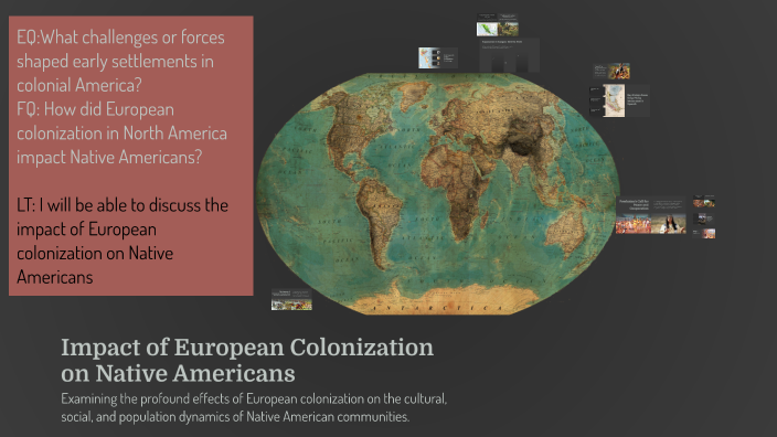 Impact of European Colonization on Native Americans by Roger Bacchus on ...