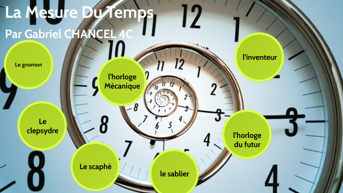 La Mesure Du Temps by Gabriel Chancel on Prezi