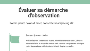 Évaluer sa démarche d'observation by Élise Marcoux on Prezi Design