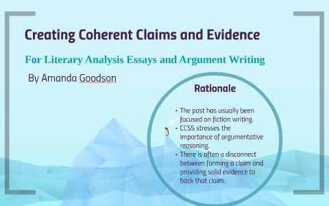Creating Coherent Claims and Evidence by Amanda G