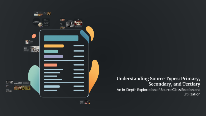 Understanding Source Types: Primary, Secondary, and Tertiary by Darissa ...