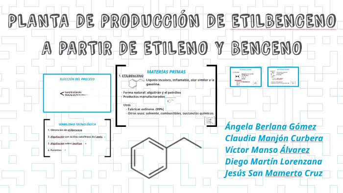 PLANTA DE PRODUCCIÓN DE ETILBENCENO A PARTIR DE ETILENO Y BE by Victor ...