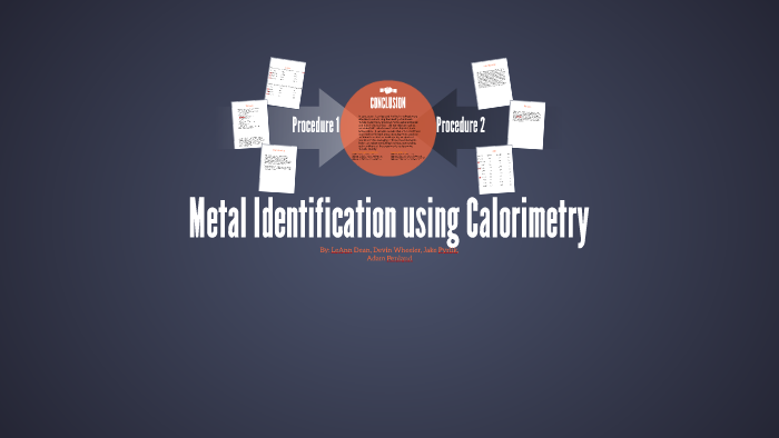 Metal Identification using Calorimetry by LeAnn Dean on Prezi