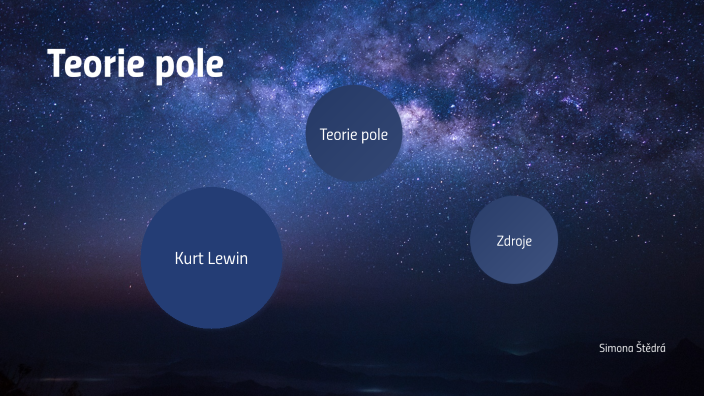 Teorie pole - Lewin by Simona Štědrá on Prezi