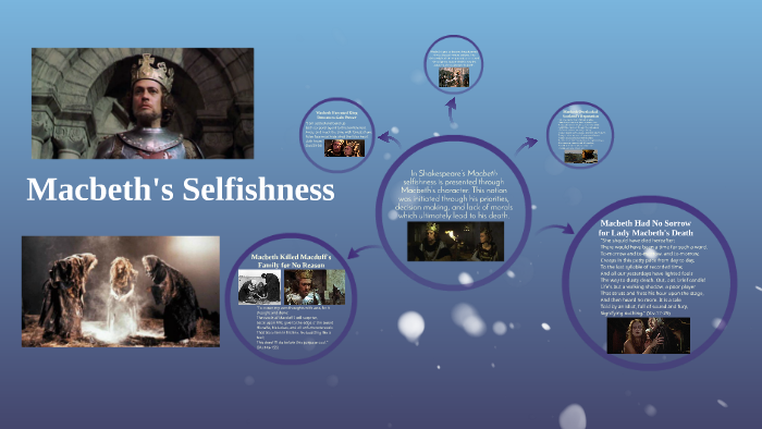 Focus Presentation: Macbeth's Selfishness by Maritza Mohammed on Prezi