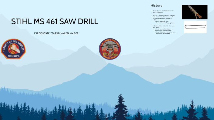 STIHL MS461 DRILL DEMONTE by alex apodaca on Prezi