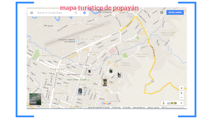 mapa turistico de popayan by alejandra anacona on Prezi