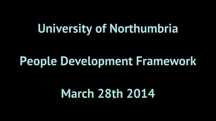 unn people development framework by Michael Cockburn on Prezi