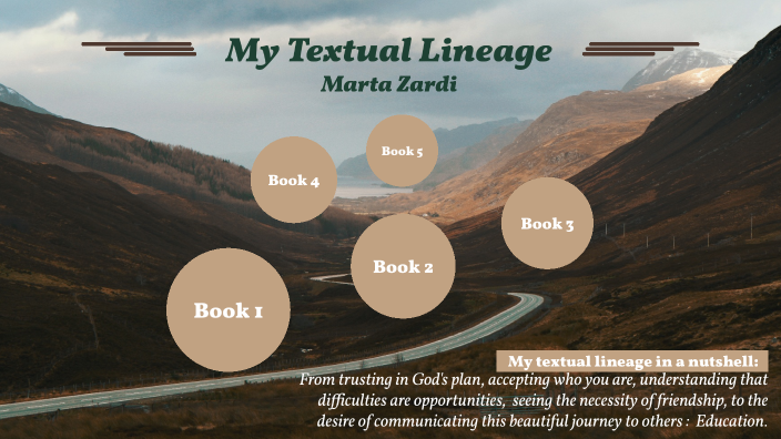My Textual Lineage by Marta Bolchini on Prezi