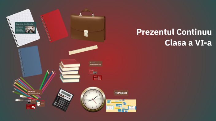 Prezentul Continuu Clasa a VI-a by Ionela Greavu on Prezi