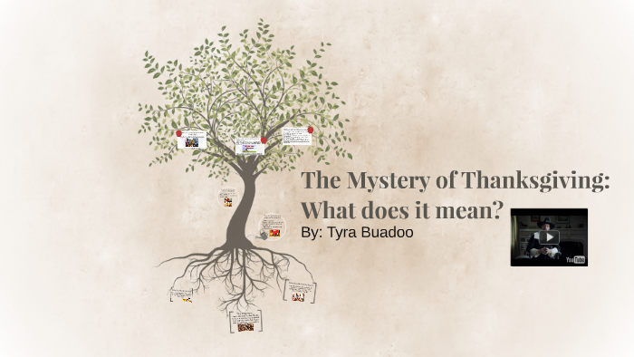 The Mystery of Thanksgiving: What does it mean? by Tyra B on Prezi