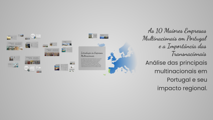 As 10 Maiores Empresas Multinacionais em Portugal e a Importância das ...