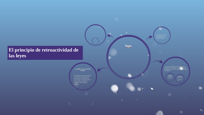 El principio de retroactividad de las leyes by Virginia Peñasco ...