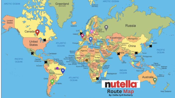 nutella route map by Cisilia Kocherry on Prezi