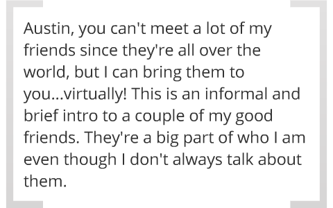 Lilli's Friends 101 by Lillian Pinheiro on Prezi