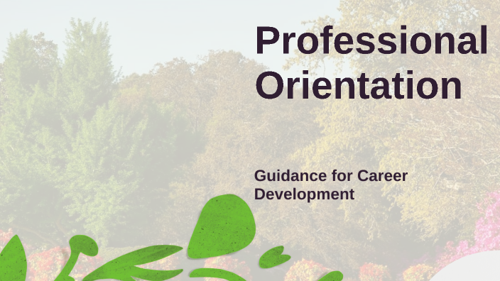 Professional Orientation by Georgia Karaiskou on Prezi