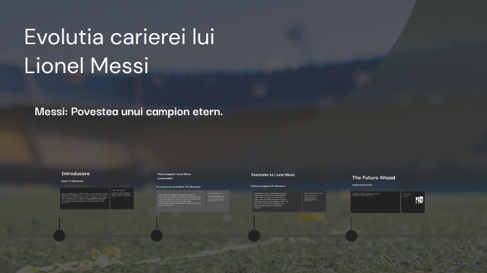 Evolution of Lionel Messi's Career by Andrei Iordache on Prezi