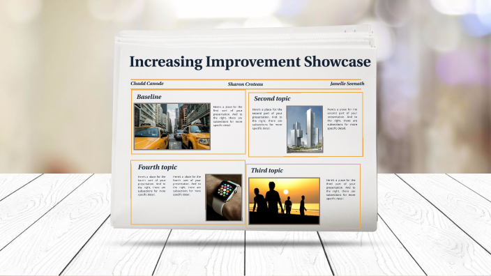 Improvement Showcase by Sharon Croteau on Prezi