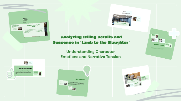 Analyzing Telling Details and Suspense in 'Lamb to the Slaughter' by ...