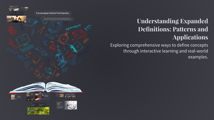 Understanding Expanded Definitions: Patterns and Applications by rafael ...